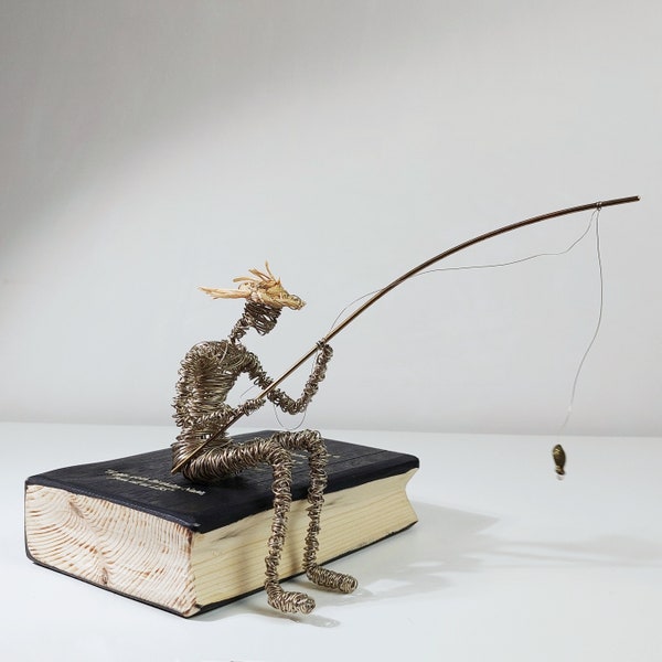 Wire Fish Sculpture - Etsy