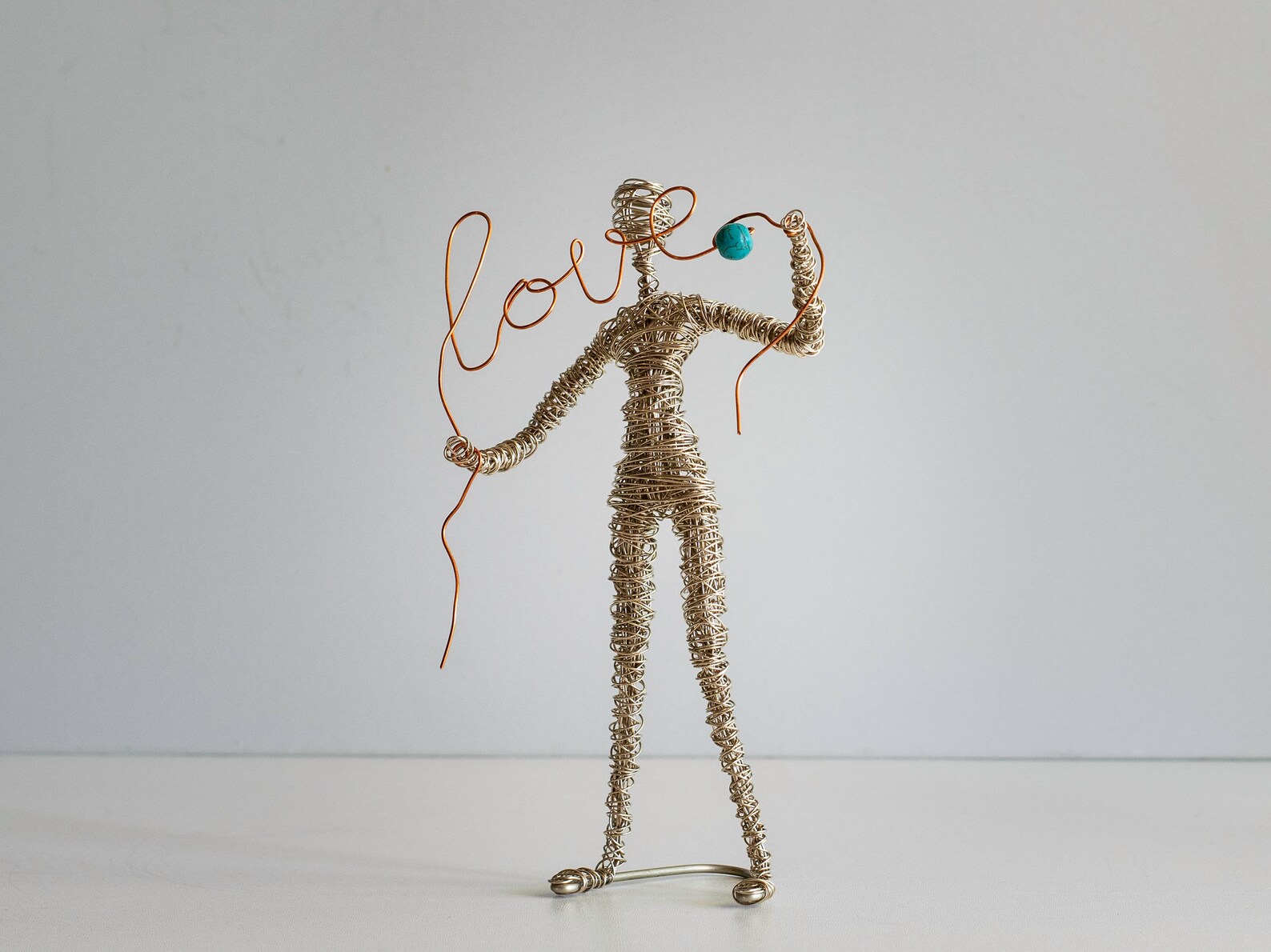 Little Decorative Wire Sculpture 'love' Wire Word - Etsy