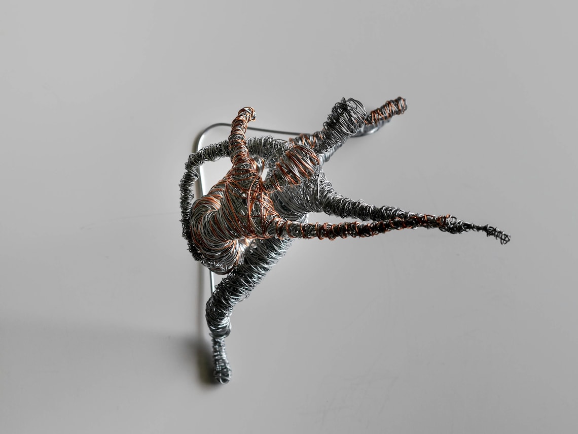 Dancing Wire Sculpture Dancing Couple Sculpture for | Etsy