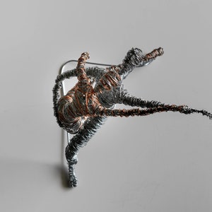 Dancing Wire Sculpture, Dancing Couple Sculpture for Contemporary House ...