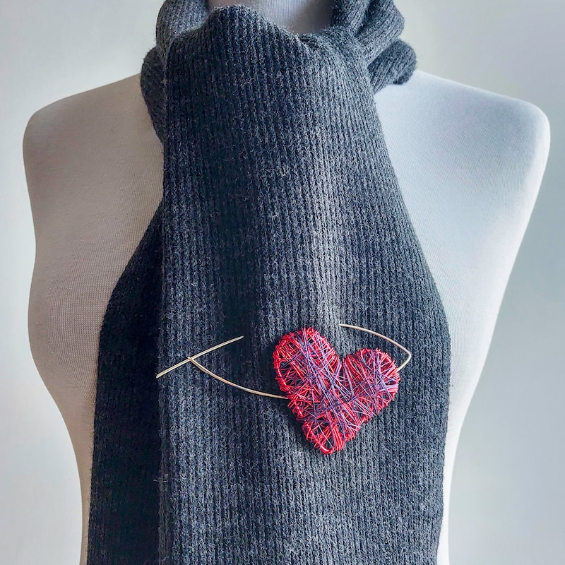 Wire Wrapped Brooch - Etsy