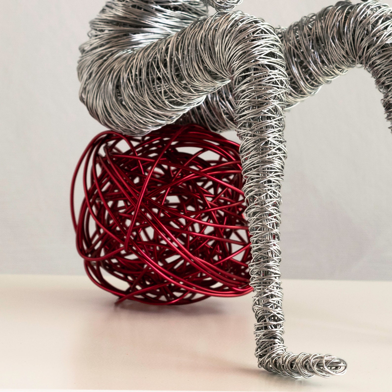 Red Hair Woman Figurine Sculpture Art Sculpture Art Tabletop - Etsy