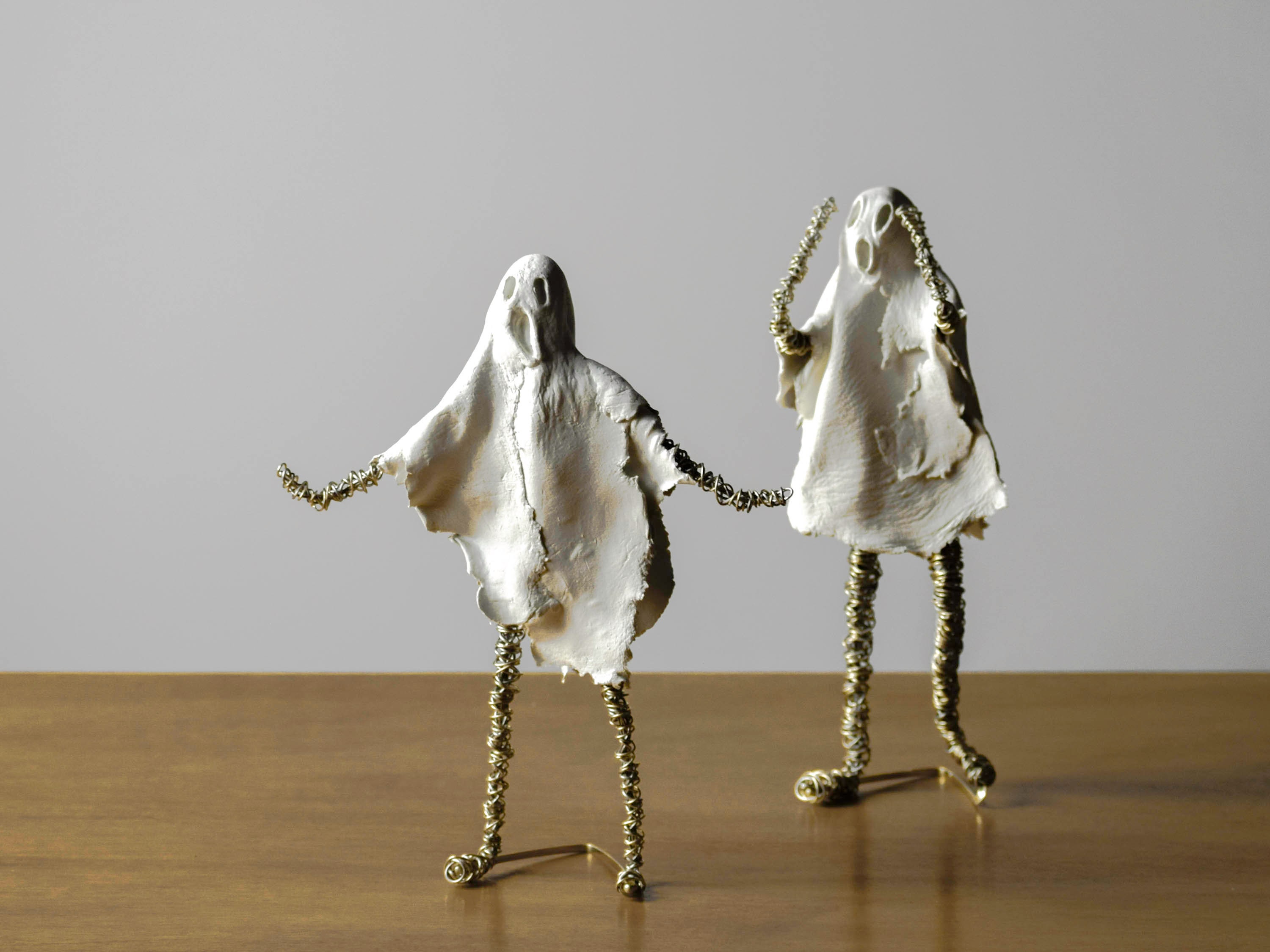 Set of two ghost sculptures unique gift nice home decoration | Etsy