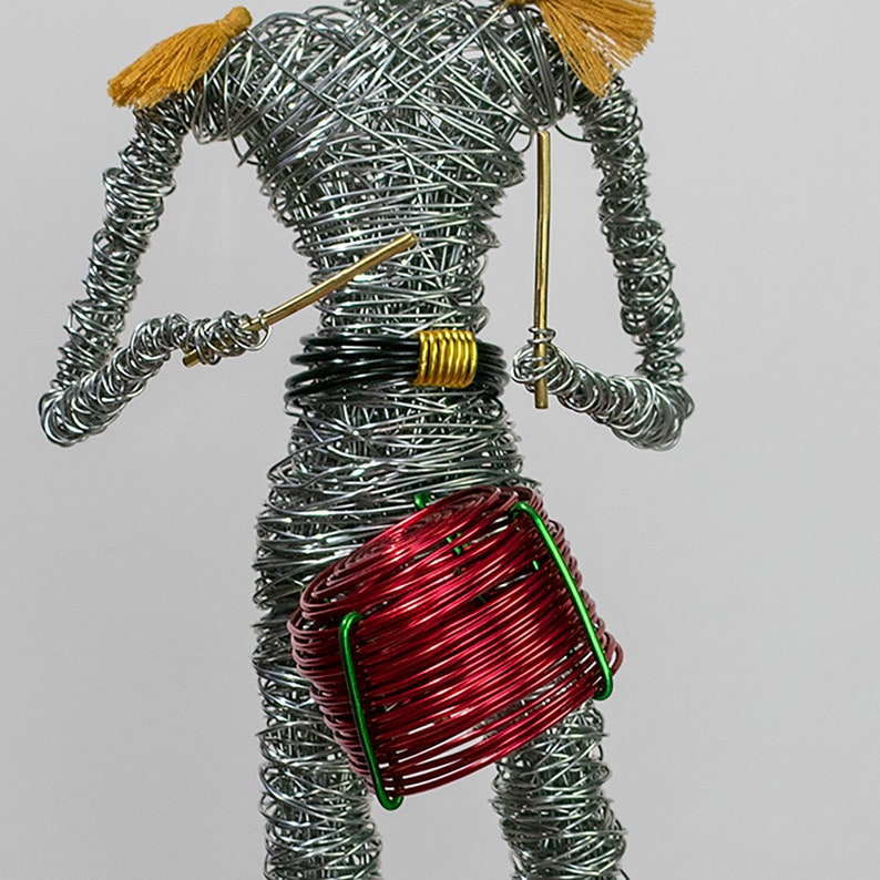 Wire Nutcracker Sculpture, Christmas Soldier Figurine, Art Gift - Etsy
