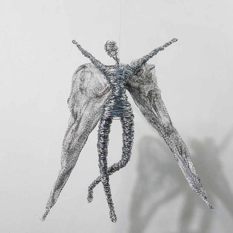 Wire Angel Sculpture - Etsy