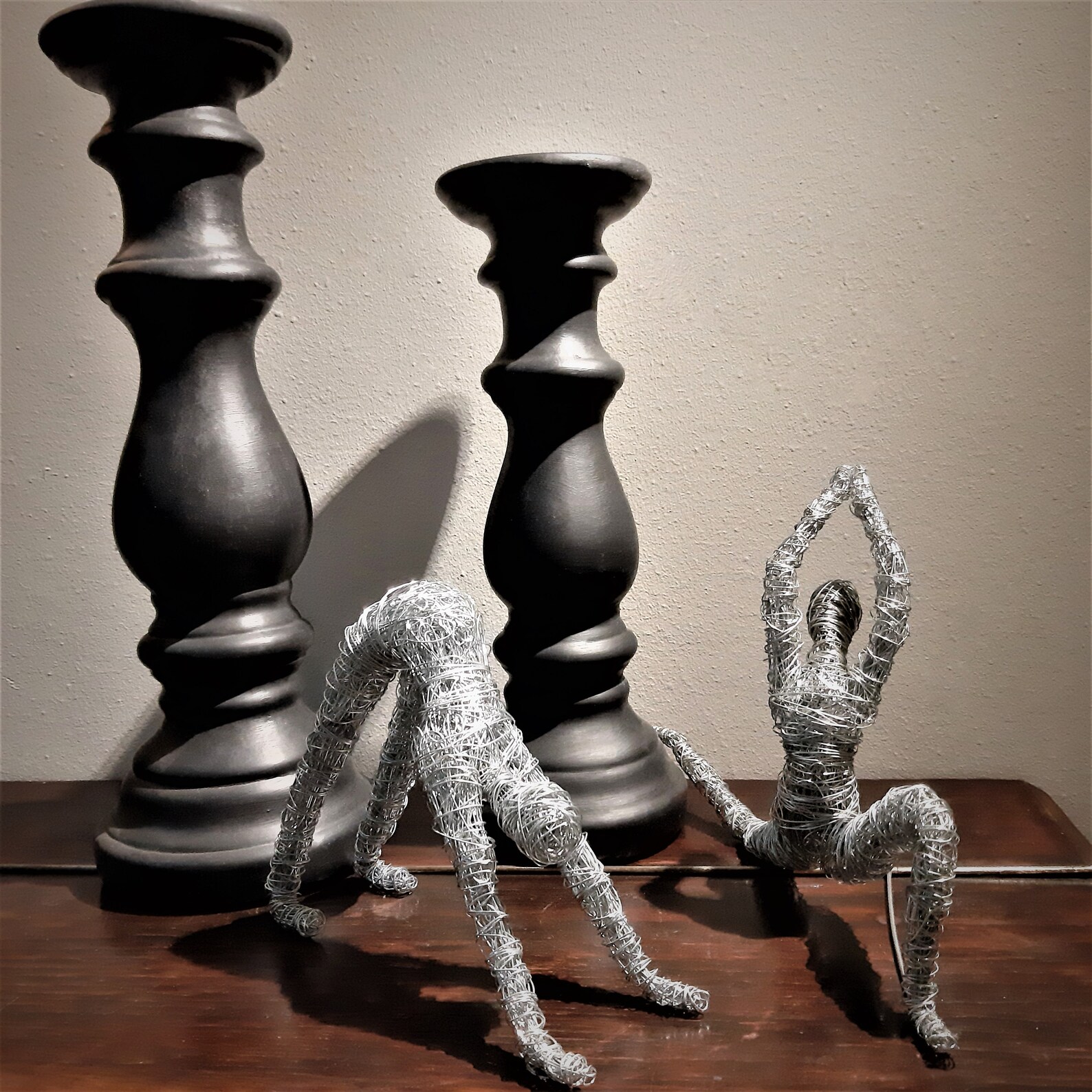 Zen Woman Figure Wire Sculpture Yoga Pose Sculpture Perfect - Etsy