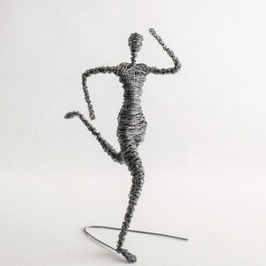 Runners Wire Sculpture, Gift for Runners, Sports Gift, Abstract ...