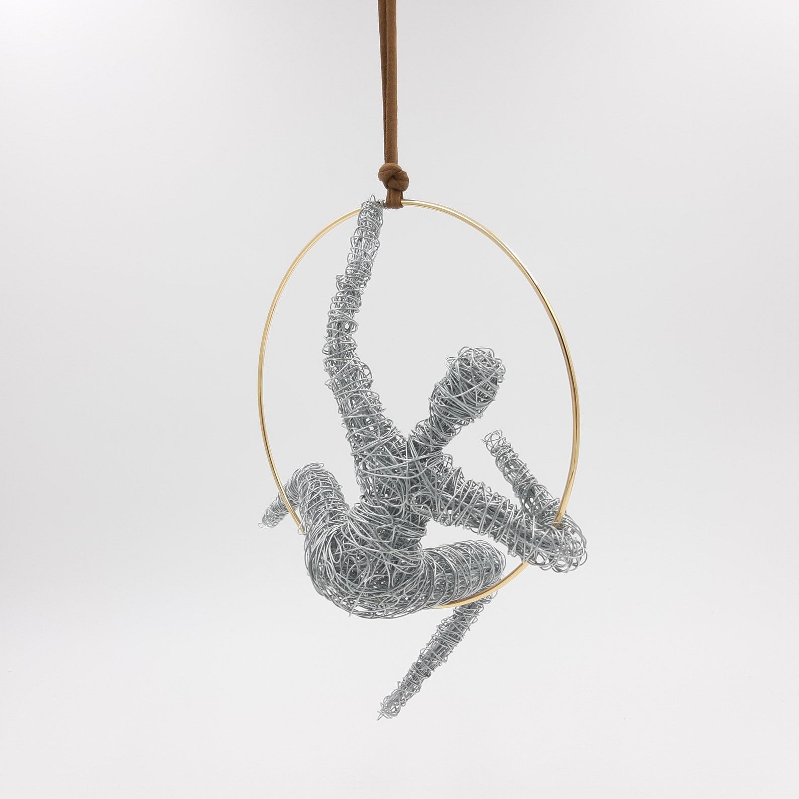 Aerial Hoop Acrobat Sculpture Sports Wall Art Decor Unique - Etsy