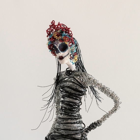 Day of the Dead Catrina Dia De Los Muertos Catrina Wire | Etsy