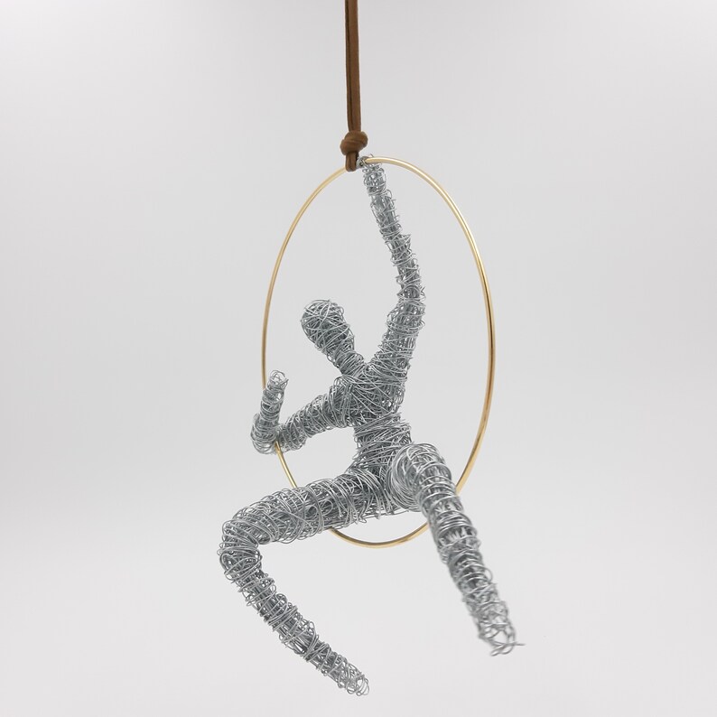 Aerial Hoop Acrobat Sculpture Sports Wall Art Decor Unique - Etsy