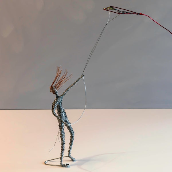 Wire Bird Sculpture - Etsy