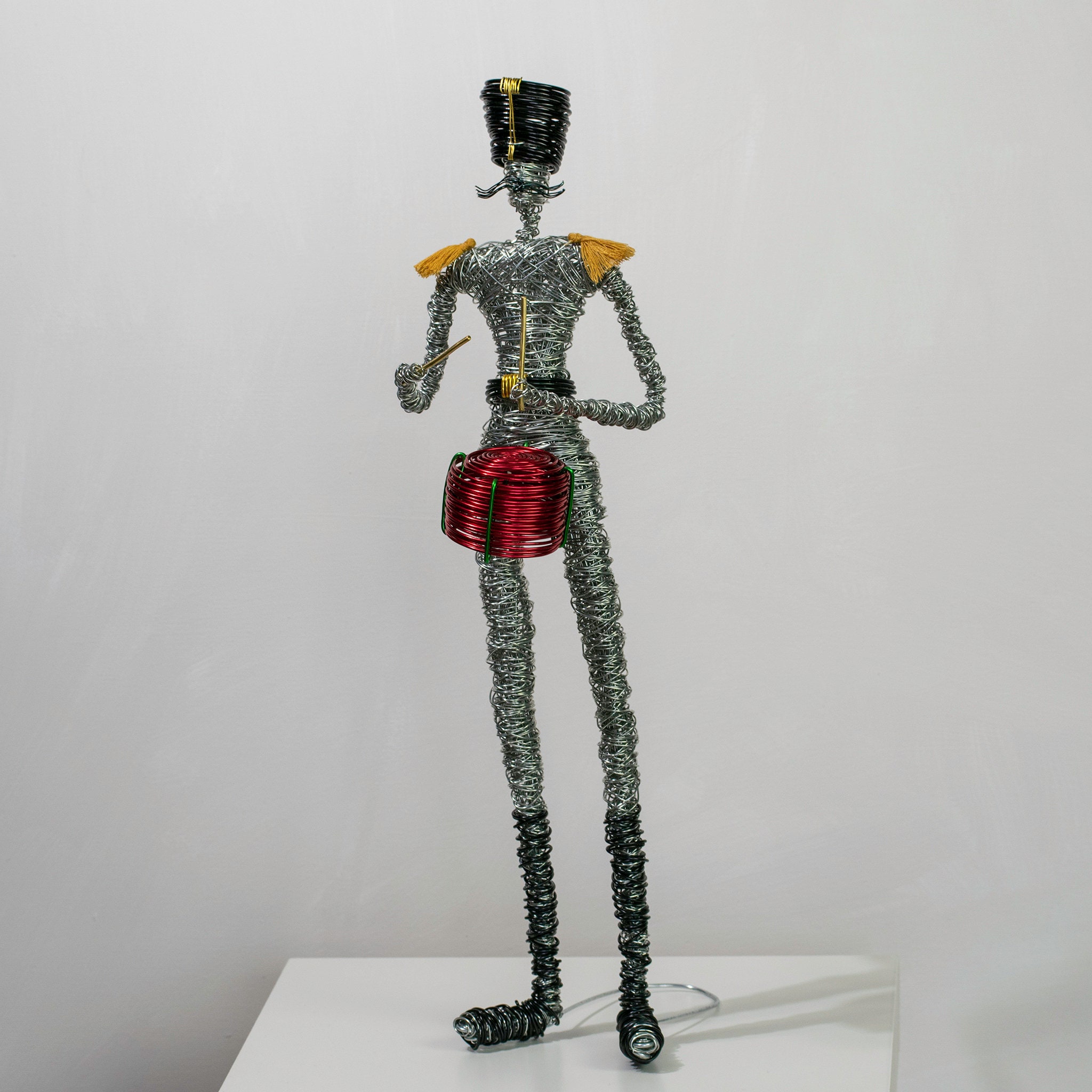 Wire Nutcracker Sculpture, Christmas Soldier Figurine, Art Gift - Etsy