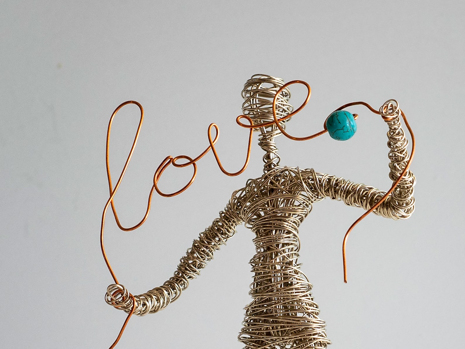 Little Decorative Wire Sculpture 'love' Wire Word - Etsy