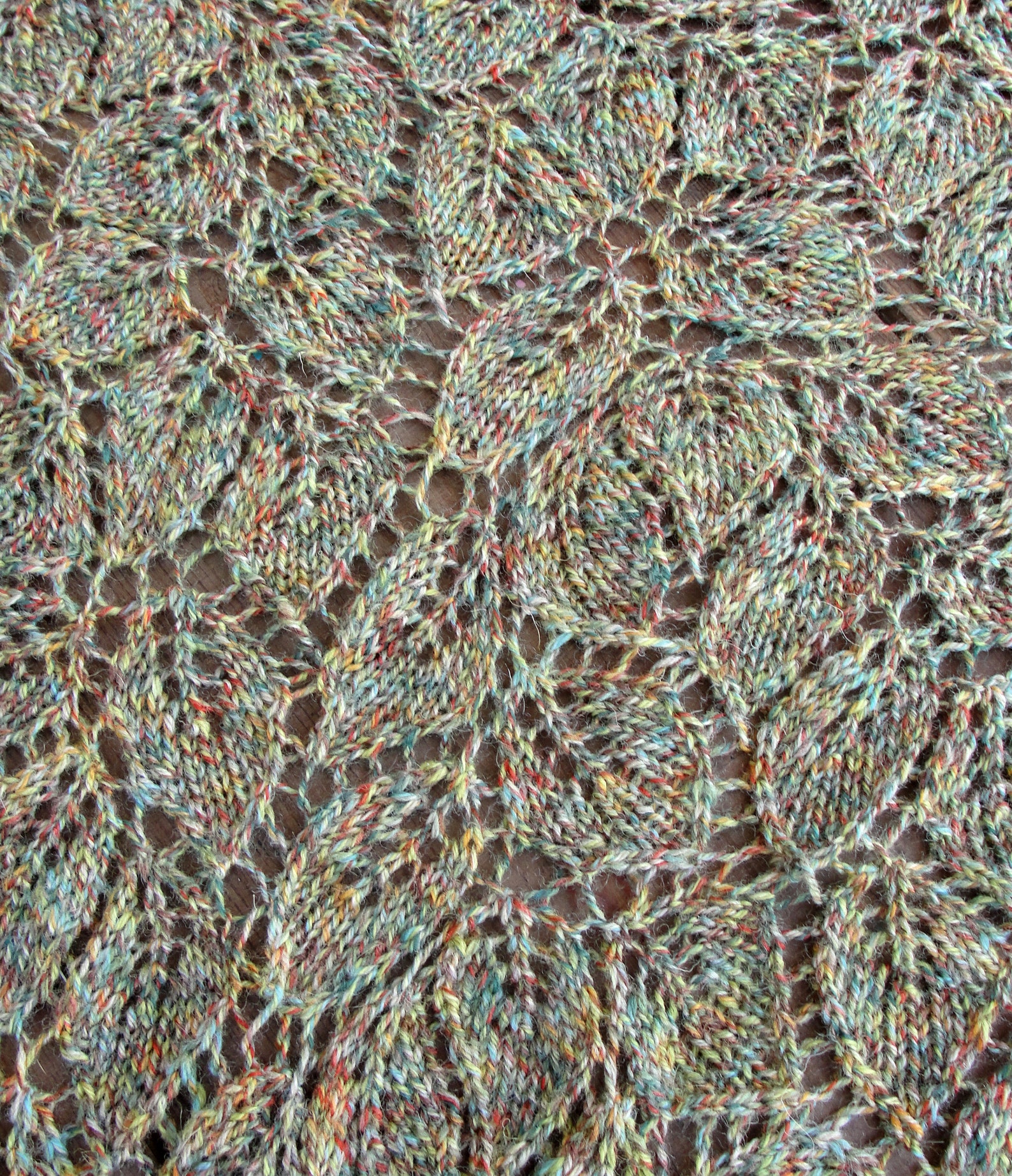 Triangle Green Leaf Scarf Knitted Textured Scarf Leaves - Etsy