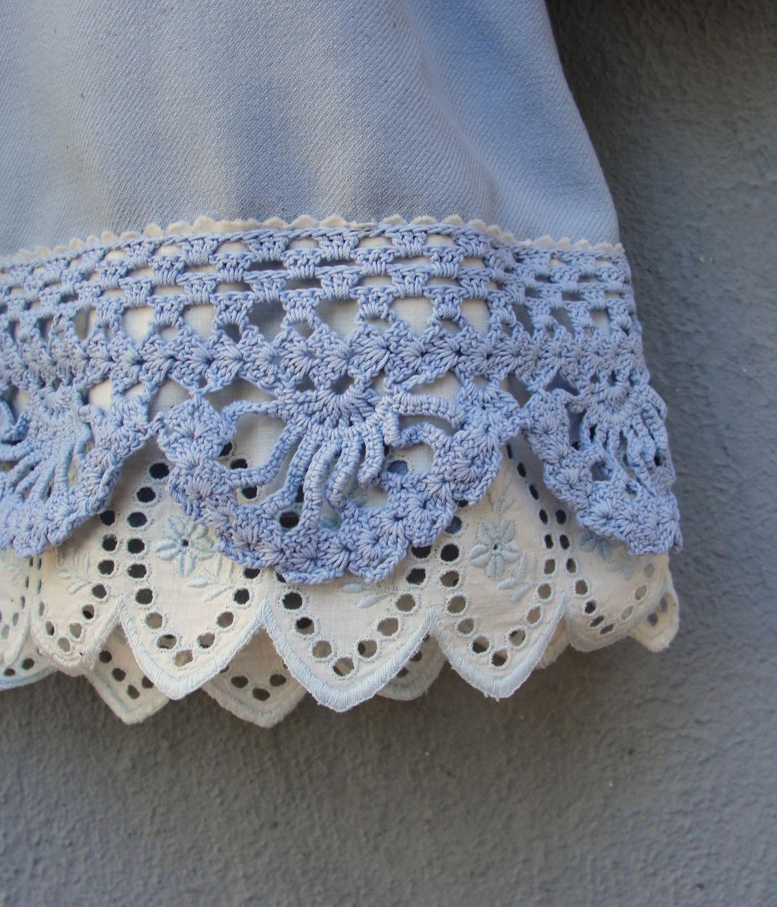 Blue Lace Jacket, Baby Child Coat Size 12-18 Months Vintage Embellished ...