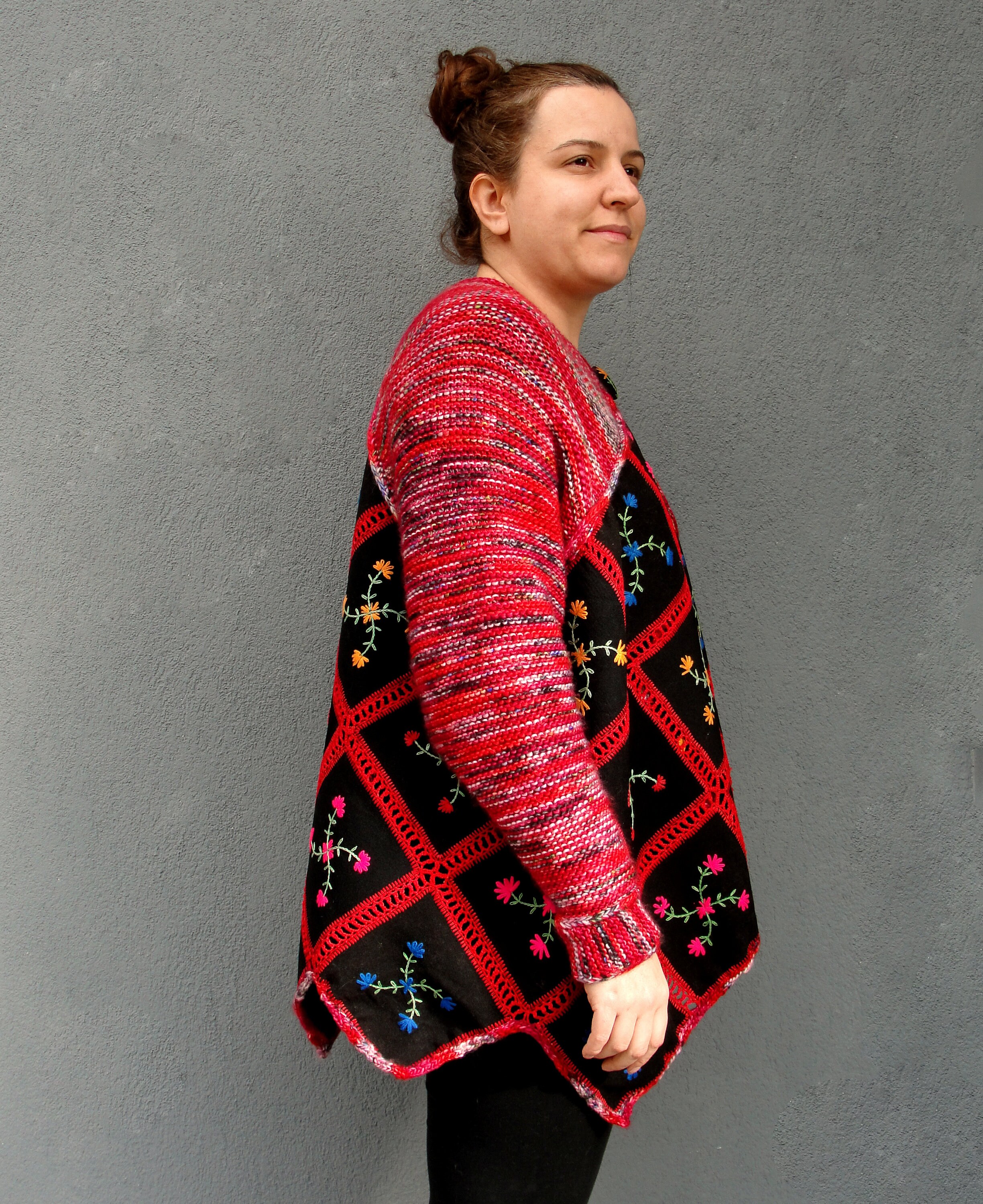 Bohemian Embroidery Cardigan Jacket Clothing Vintage - Etsy