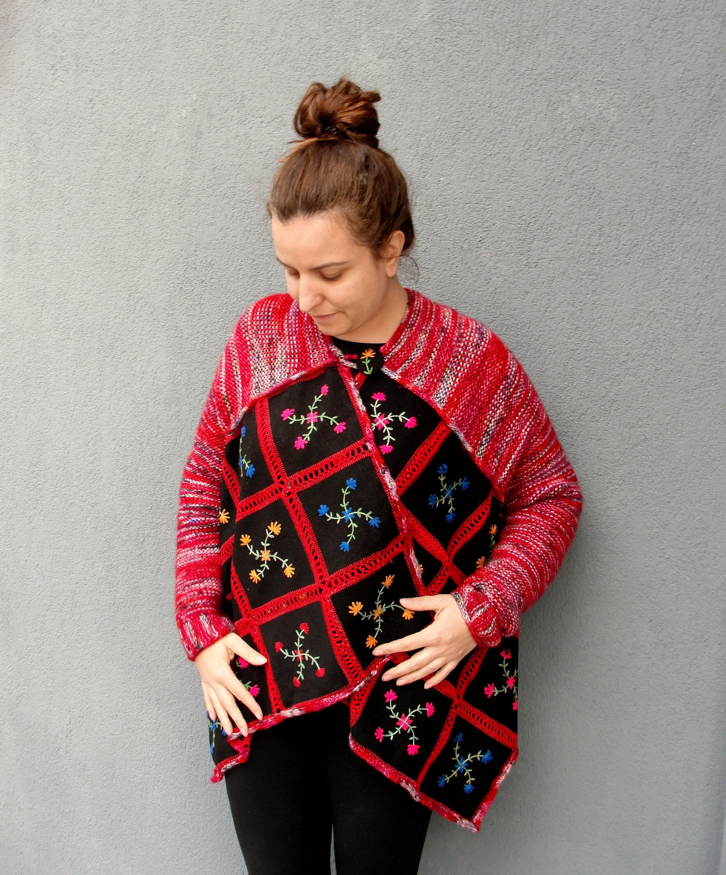 Bohemian Embroidery Cardigan Jacket Clothing Vintage - Etsy