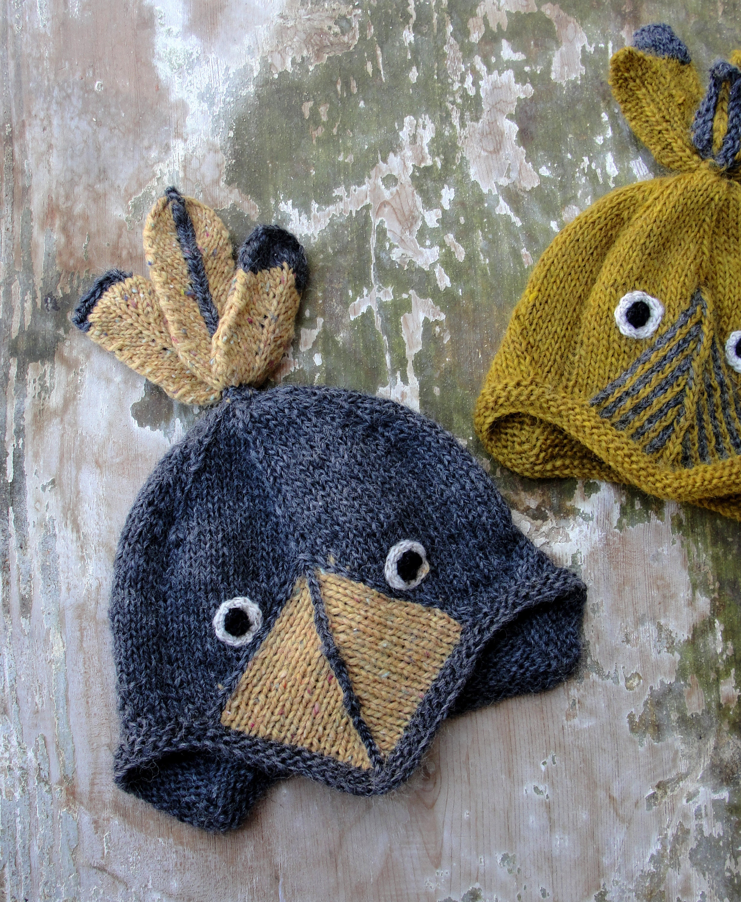 Kid's Bird Wool Knit Hat, Luxurious Accessory Earthy Colors - Etsy