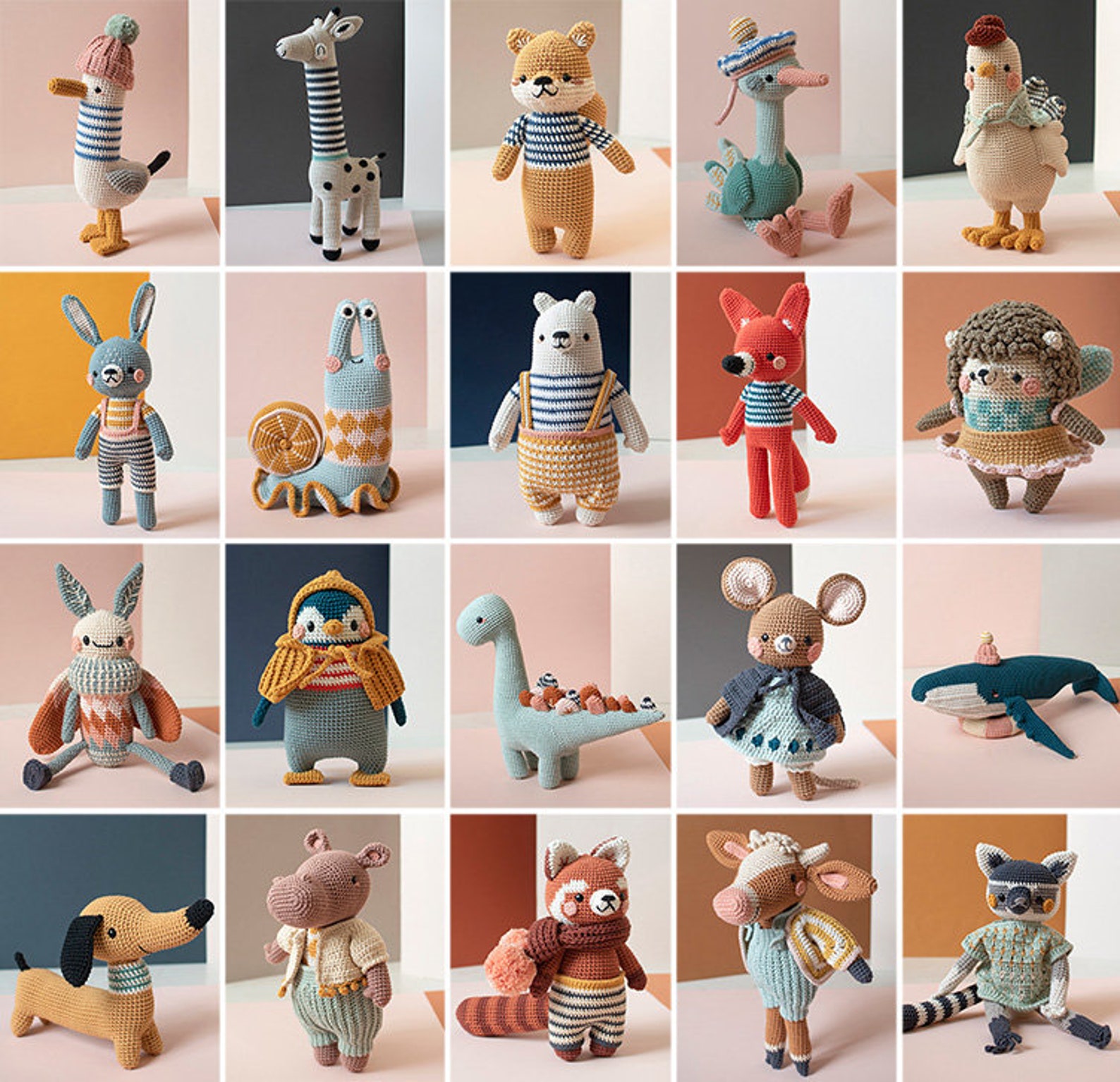 Animal Friends of Pica Pau 3. Amigurumi Pdf-boek - Etsy