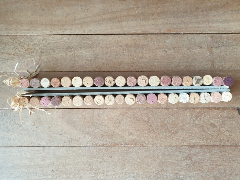 Wine Cork Wall Hanging. Noticeboard. Memo Board. 20 Cork Strip. - Etsy