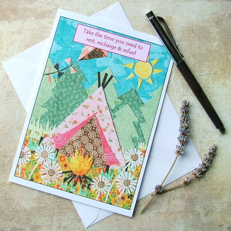 Teepee Card - Etsy