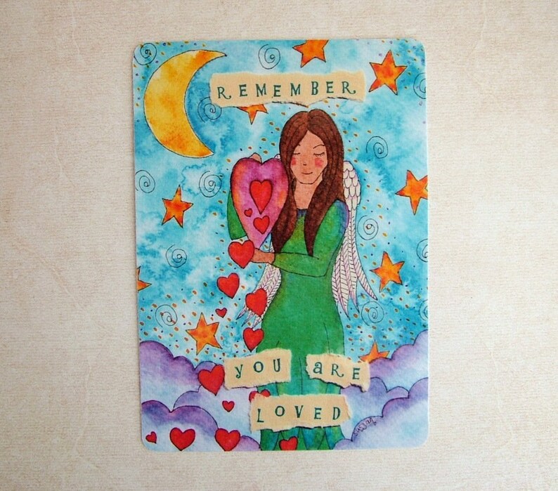 Angel Affirmation Cards Angel Inspiration Cards Angel | Etsy