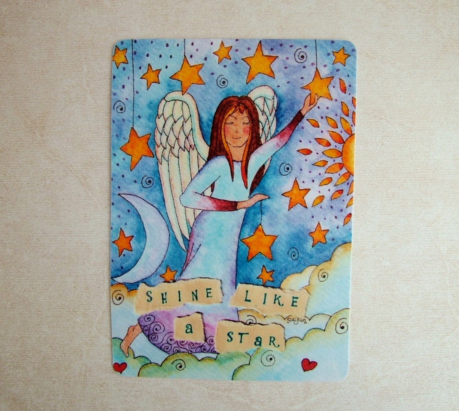 Angel Affirmation Cards Angel Inspiration Cards Angel | Etsy