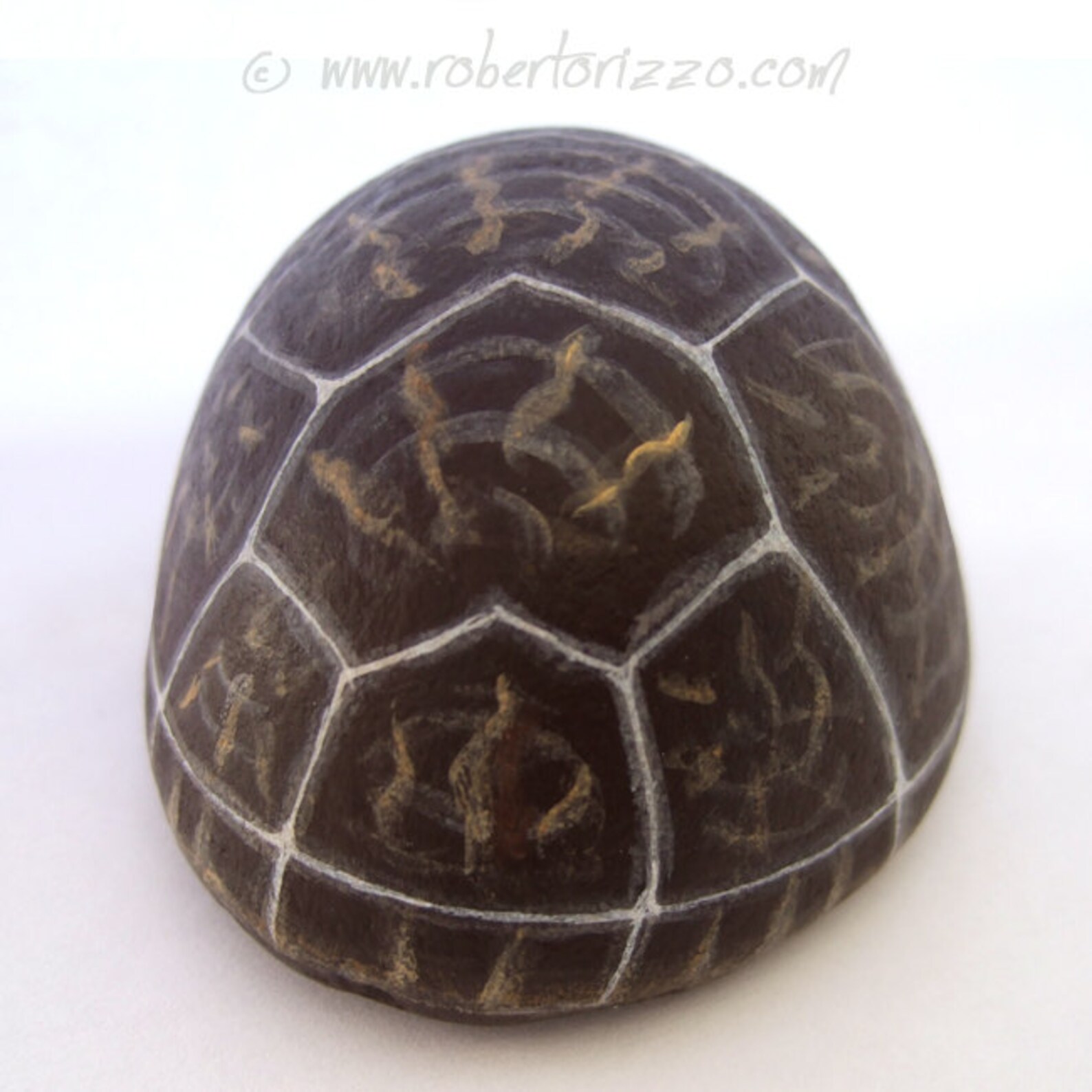 Unica Mano Verniciato Rock Tortoise - Etsy