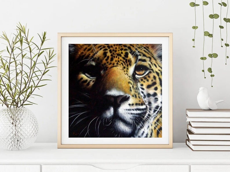 Leopard Fine Art Print 'wild Chiaroscuro' | Wall Animal Archival Art ...