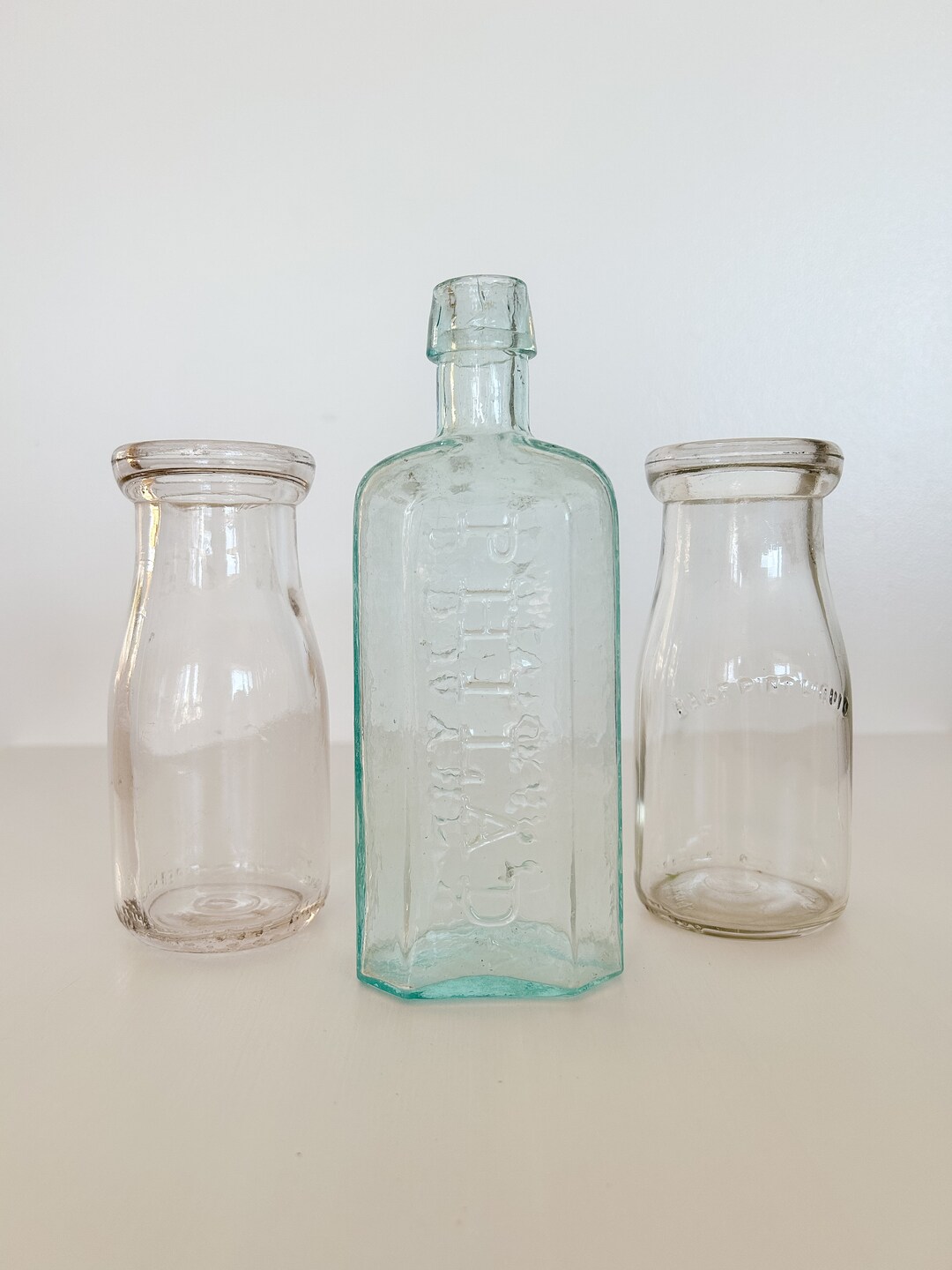 Antique & Vintage Glass Bottle Collection (3) - Dr D. Jayne's ...