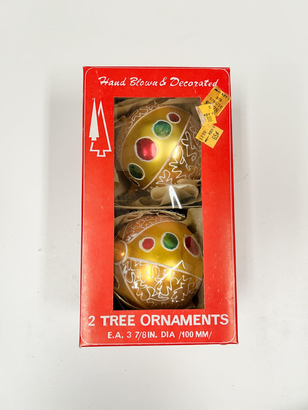 Vintage Jumbo/giant/extra Large Christmas Bulbs in Box - NOS - Gold - Etsy