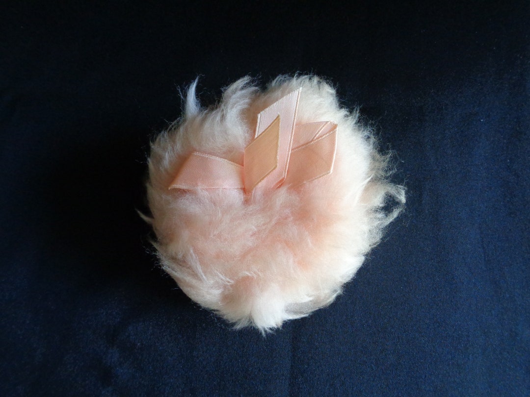 Vintage 1920's Powder Puff Large Peach - Etsy