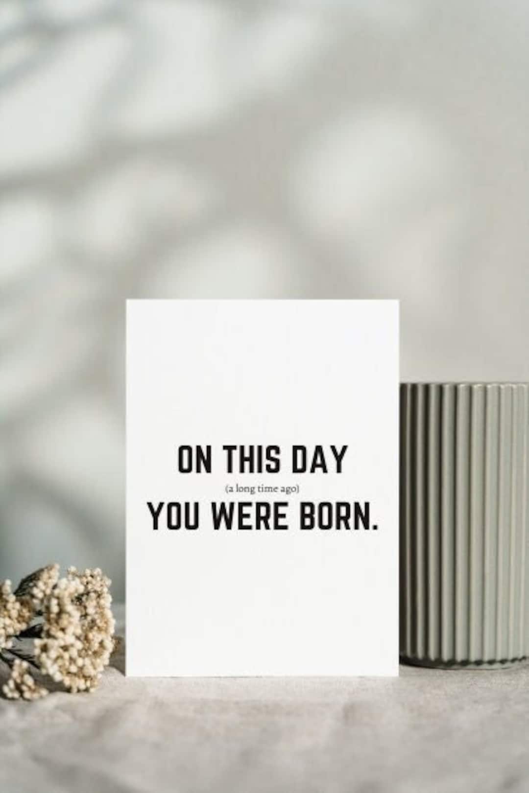 Sarcastic Birthday Card, Ironic Birthday Card, Funny Birthday Card ...