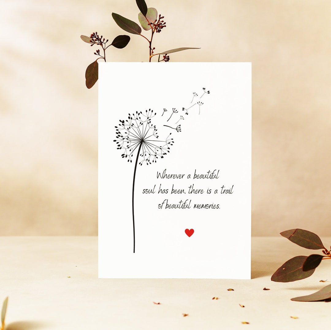 Bereavement Card, Sympathy Card, Thinking of You Card, - Etsy