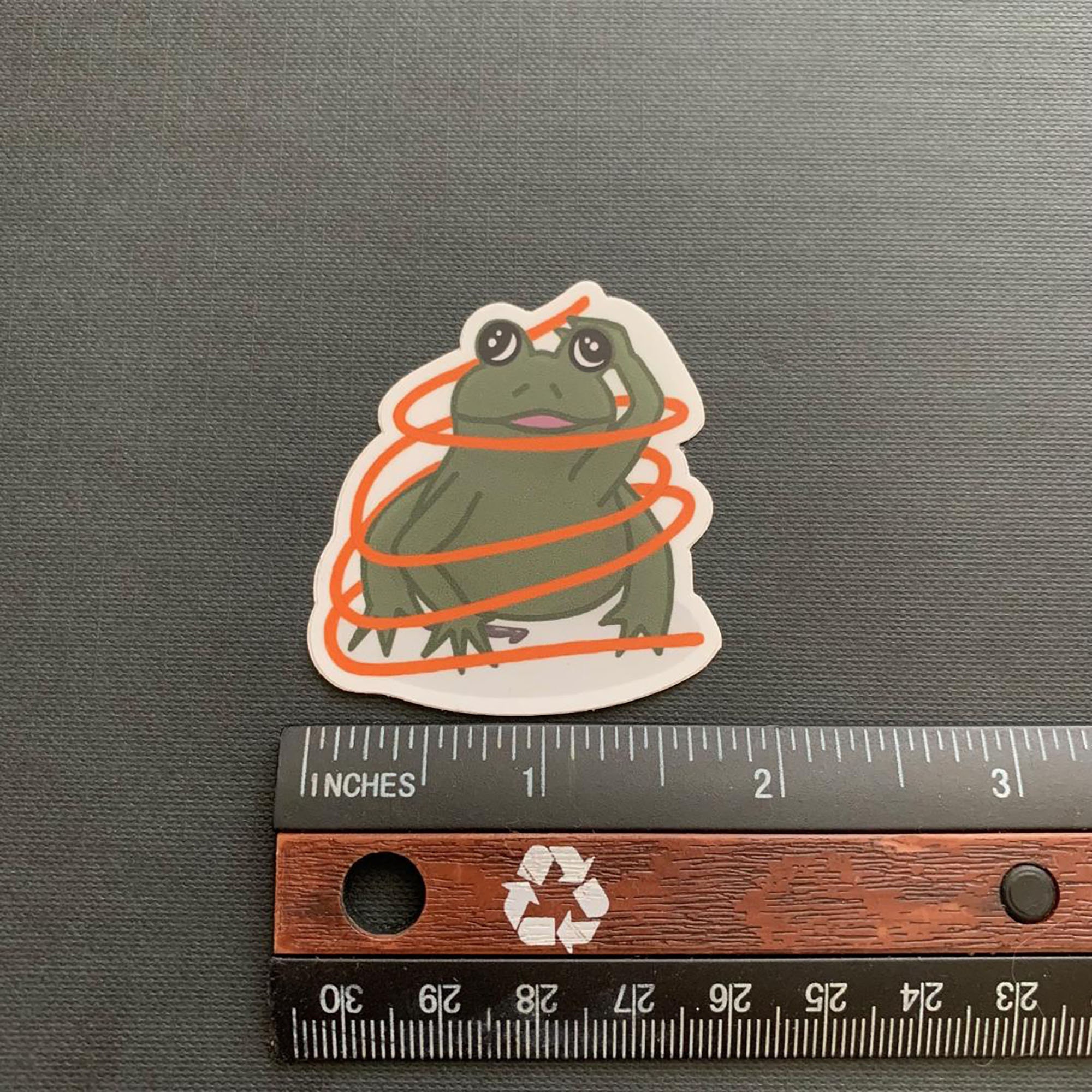 Frogging Sticker - Etsy