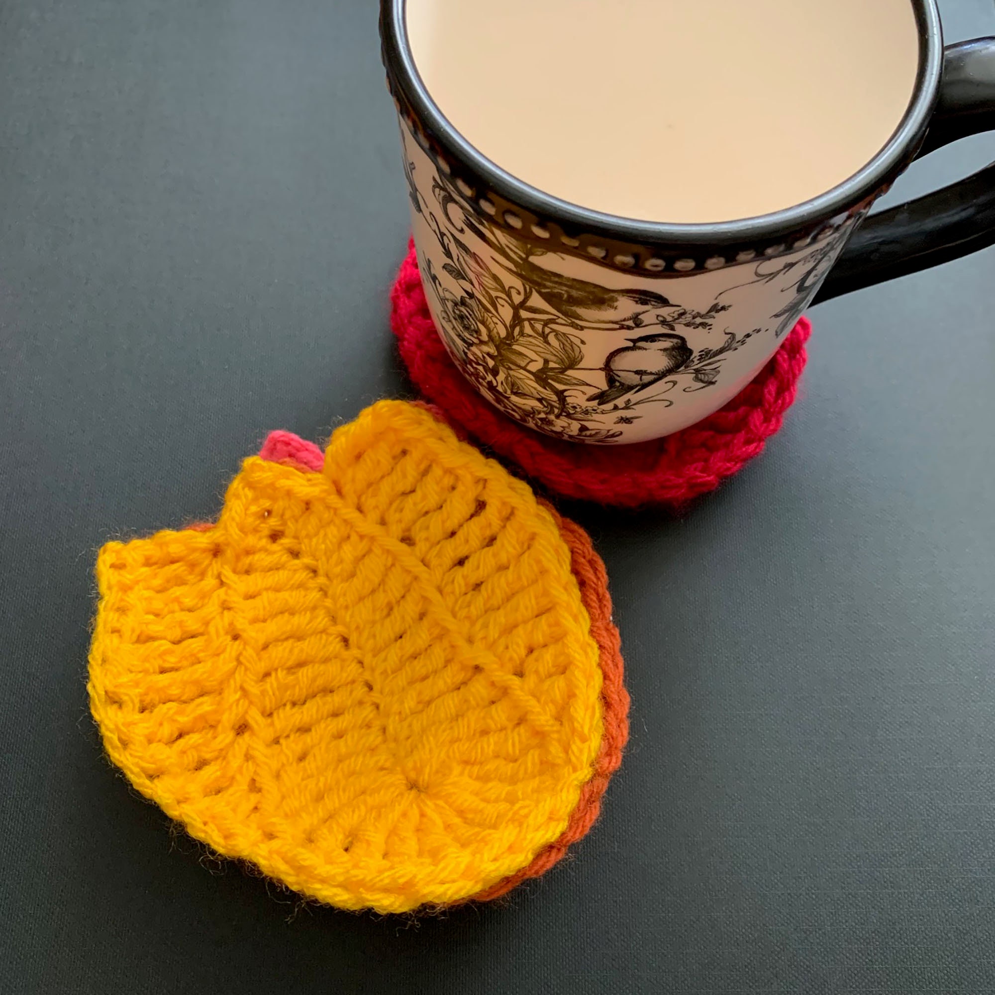 Crochet Tulip Coaster Pattern - Etsy
