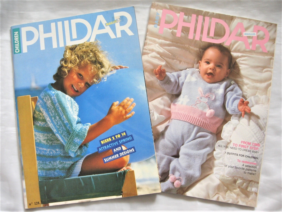 Phildar Knitting Patterns for Children and Babies 81 Patterns Infant to ...