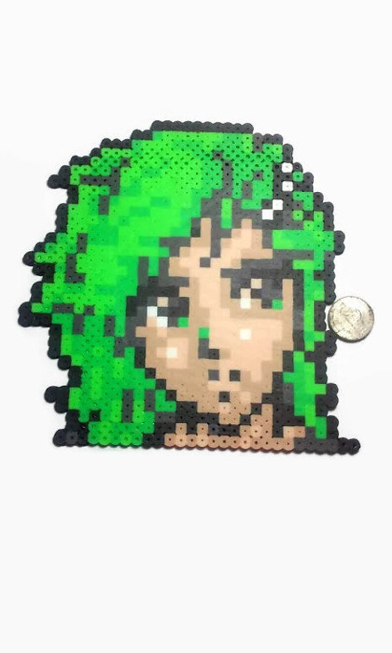 Final Fantasy 4 Rydia Perler Bead Sprite Video Game Decor - Etsy