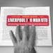 LIVERPOOL 7 MAN UTD 0, Illustrated Bookmark, Salah, Gakpo, Darwin ...