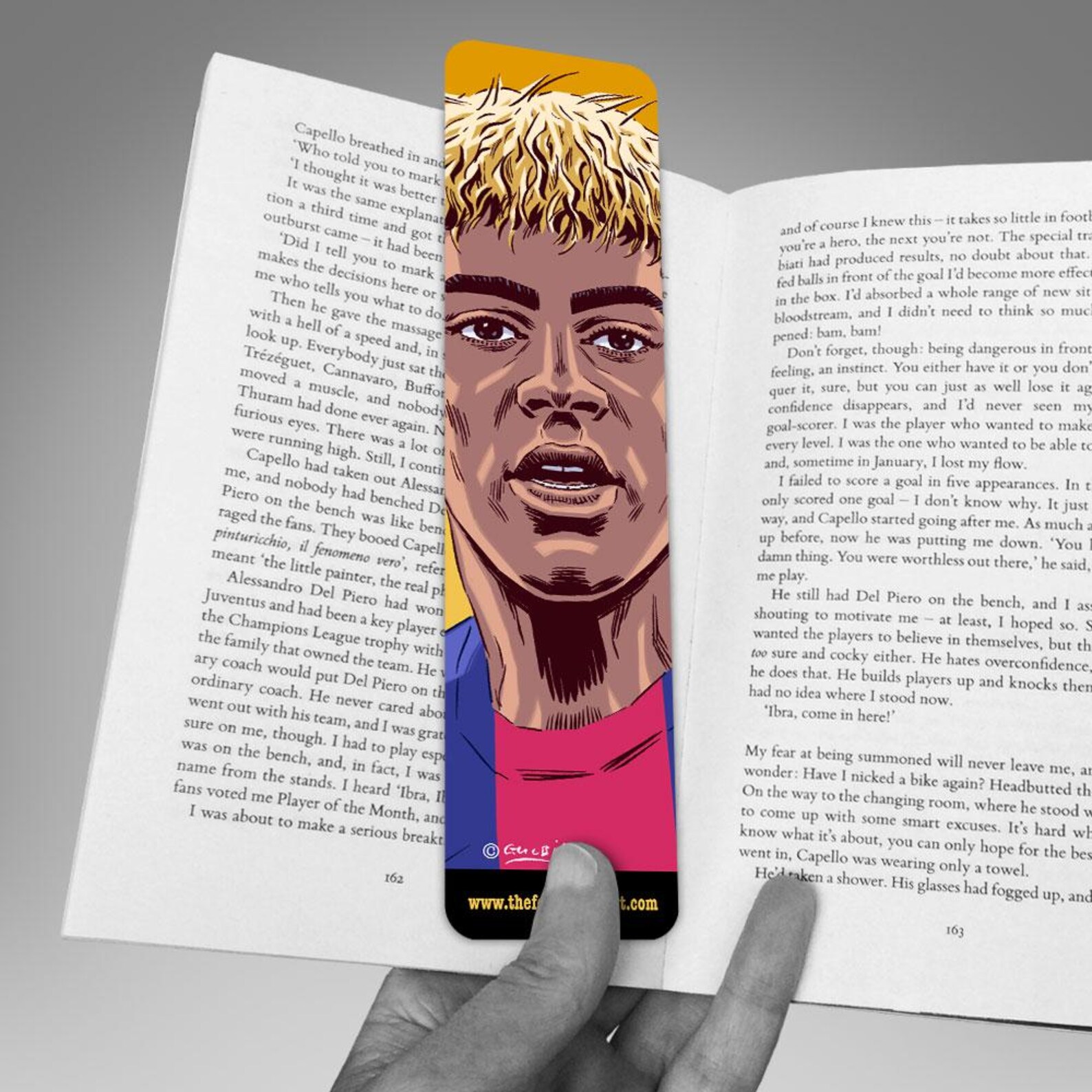 LAMINE YAMAL BOOKMARK: Double-sided Illustrated Barcelona Football Gift ...