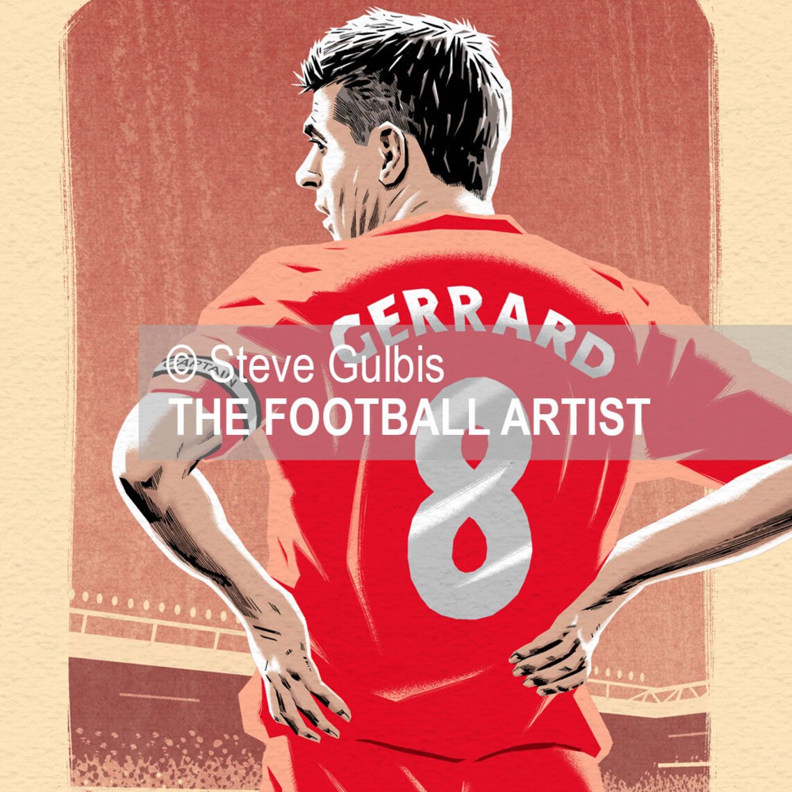 STEVEN GERRARD Liverpool Football Giclee Art Print - Etsy UK