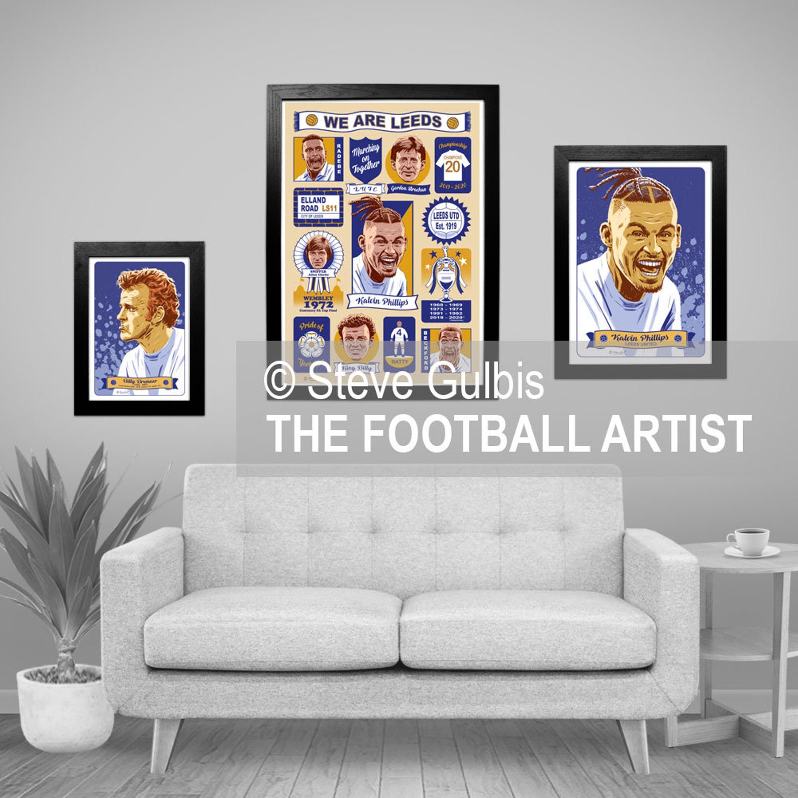 WE ARE LEEDS Football Giclee Art Print Leeds United Football - Etsy UK