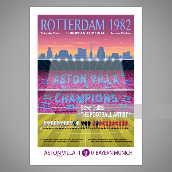 Avfc Print - Etsy
