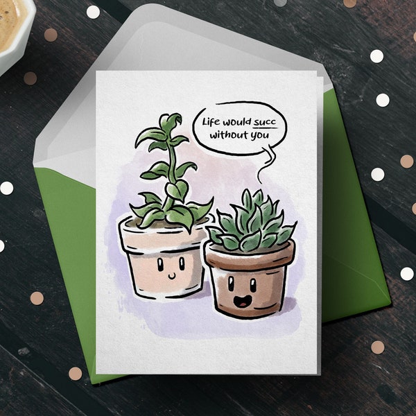 Plant Pun Cards - Etsy