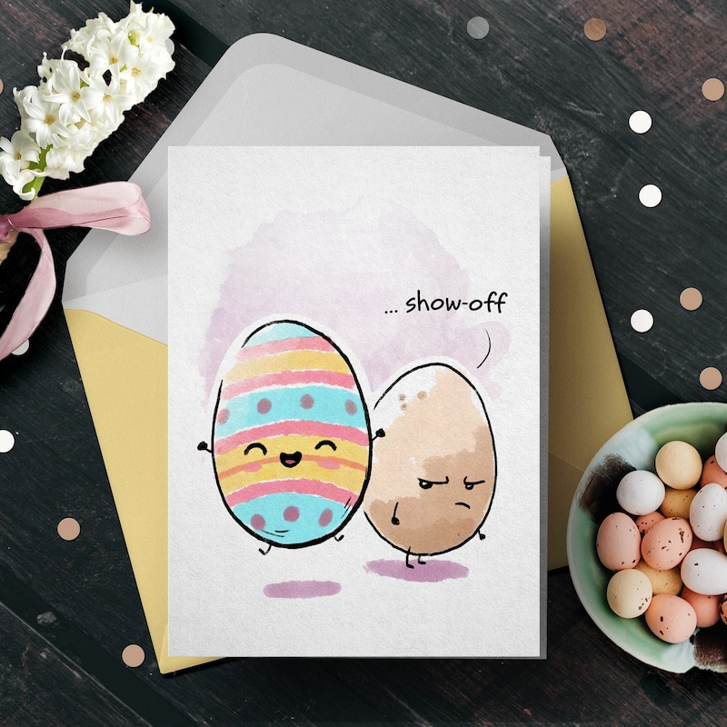 Funny Easter Cards - Etsy UK