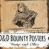 D&D Bounty Poster crypts and Tombs editable PDF Dungeons and Dragons ...