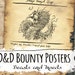 D&D Bounty Poster beasts and Insects editable - Etsy