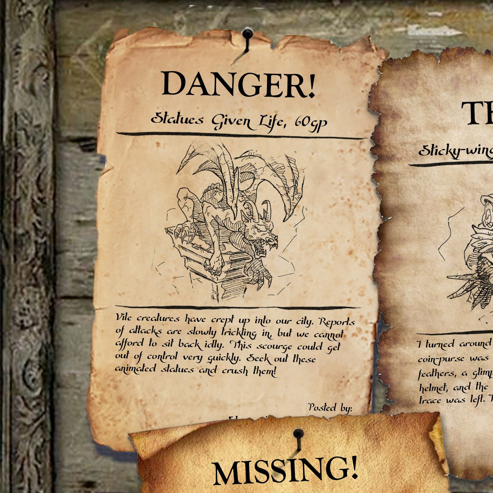 D&D Bounty Poster "towns and Cities" (editable PDF) - Dungeons and ...