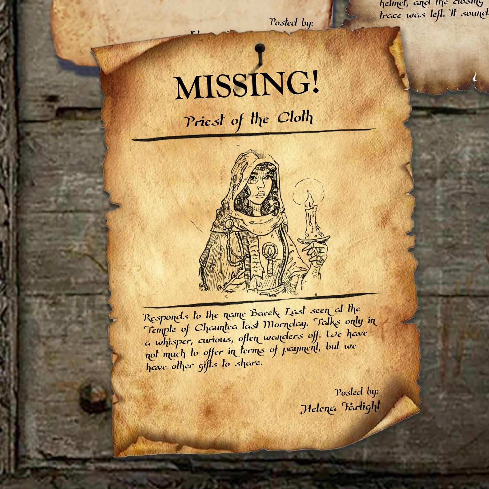 D&D Bounty Poster "towns and Cities" (editable PDF) - Dungeons and ...