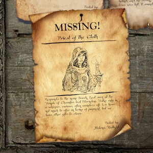 D&D Bounty Poster "towns and Cities" (editable PDF) - Dungeons and ...